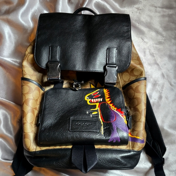 Coach | Bags | Coach Bookbag Limited Edition Jean Michel Basquiat ...